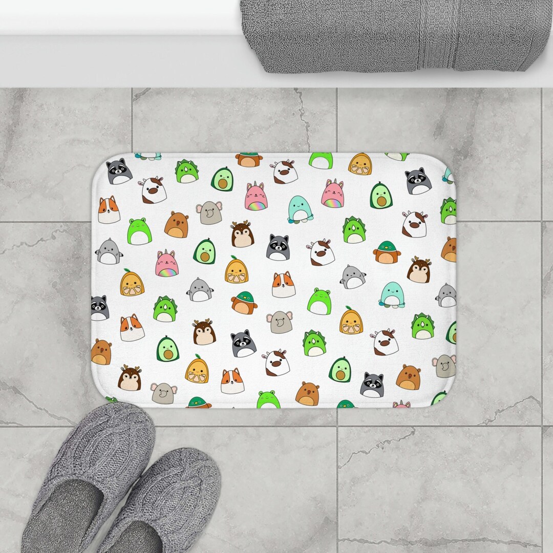Squishmallow Bath Mat Squishmallow Room Decor Squishmallow Bathroom Rug ...