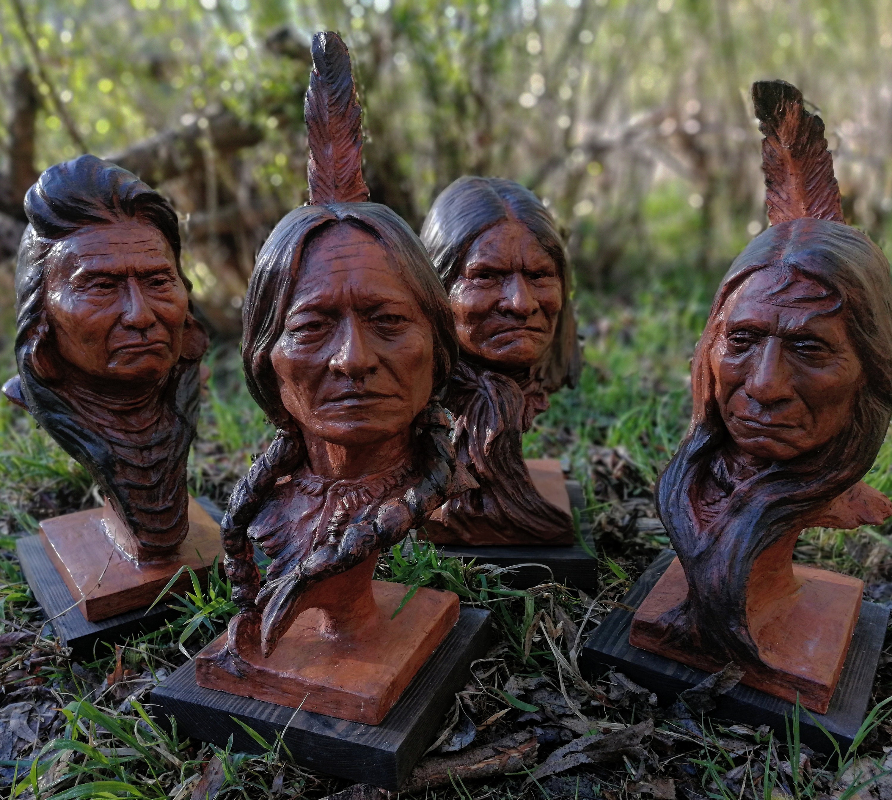 Geronimo, Native Bust, Sculpture - Etsy