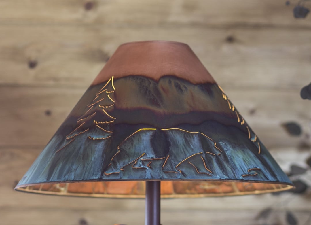 100% Copper Lamp Shade - Etsy
