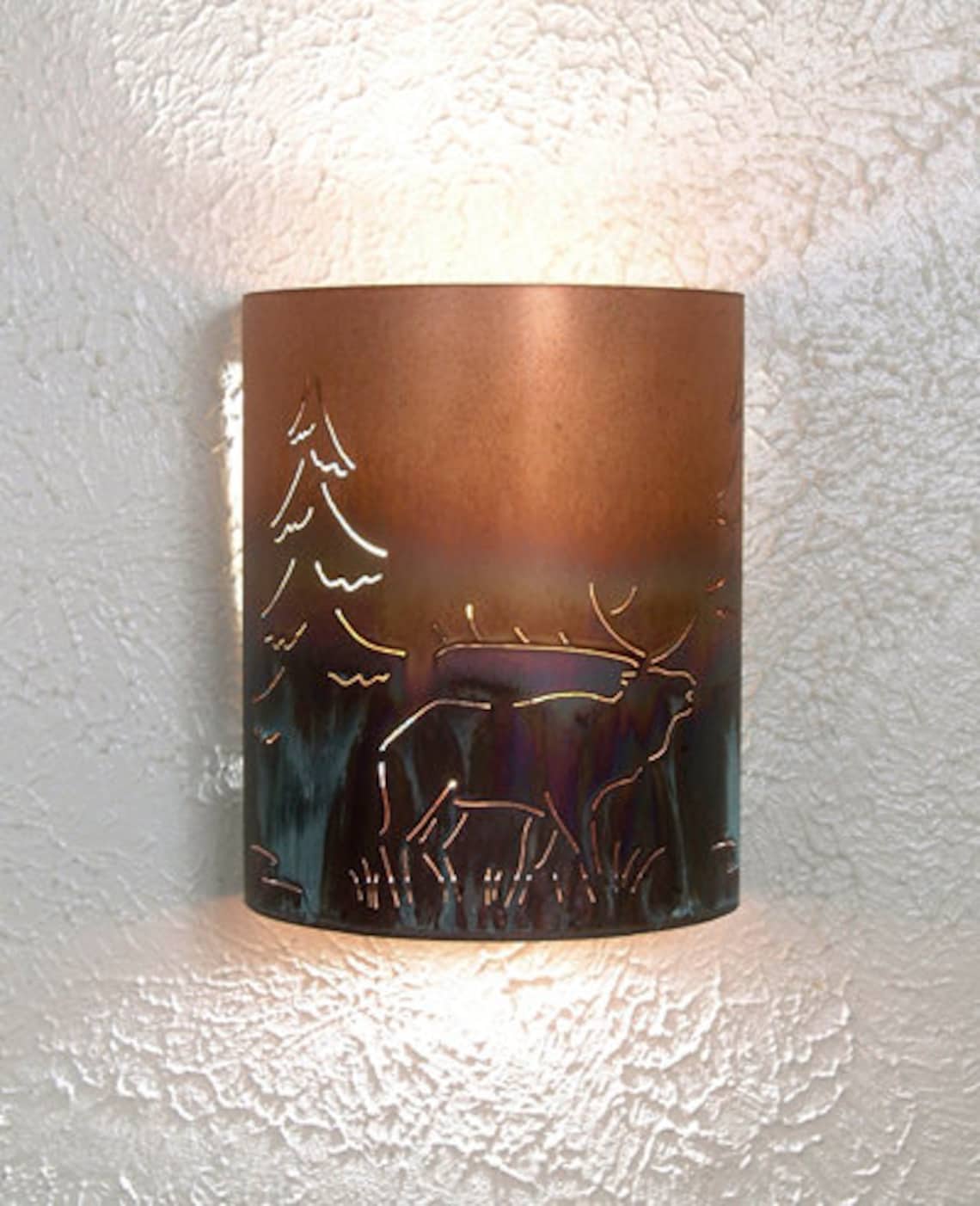 100% Copper Sconce | Etsy