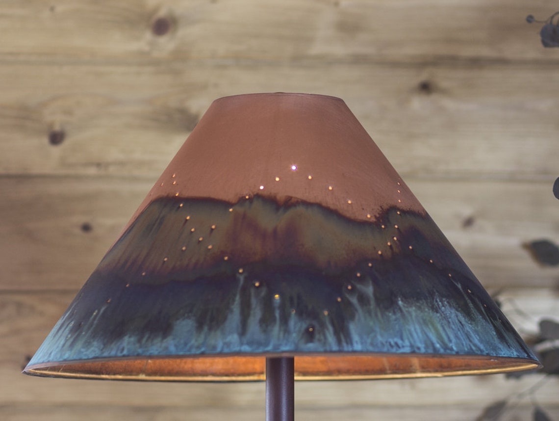 100% Copper Lamp Shade - Etsy