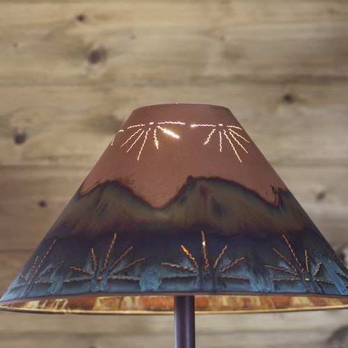 100% Copper Lamp Shade - Etsy