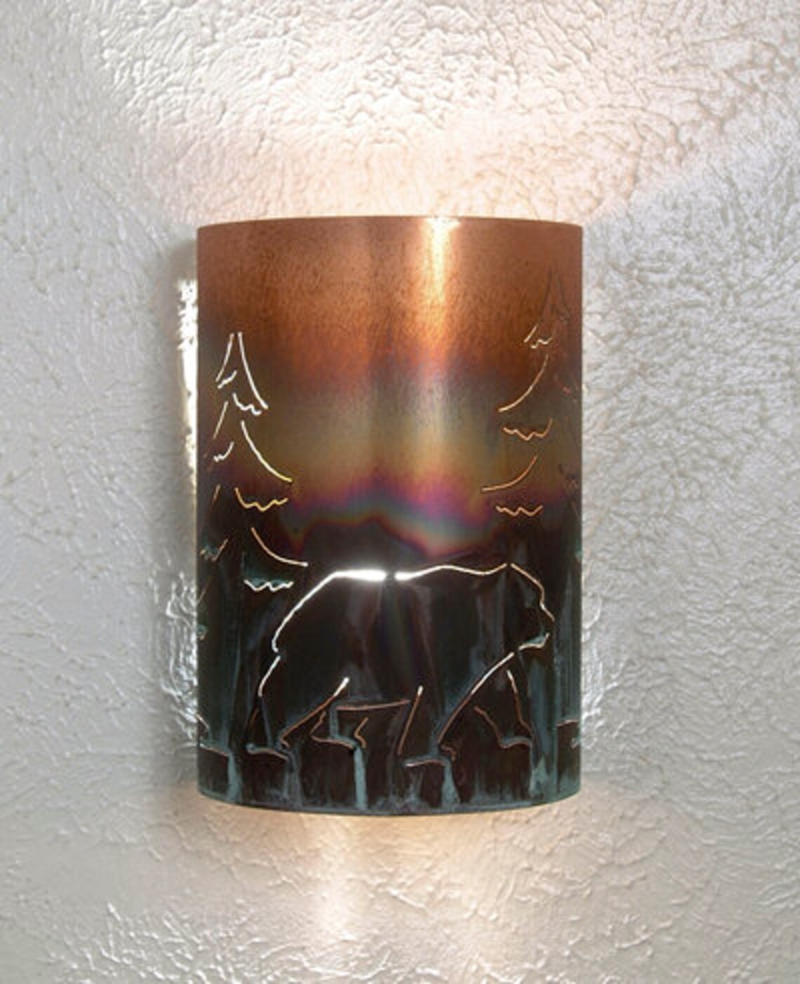 100% Copper Sconce - Etsy