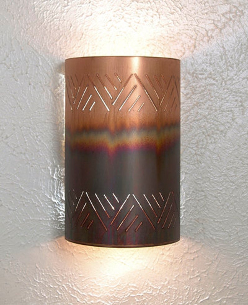 100% Copper Sconce - Etsy