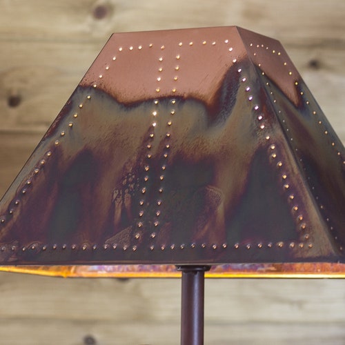 100% Copper Lamp Shade - Etsy