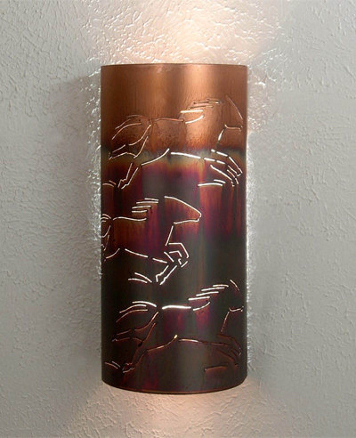 100% Copper Sconce - Etsy