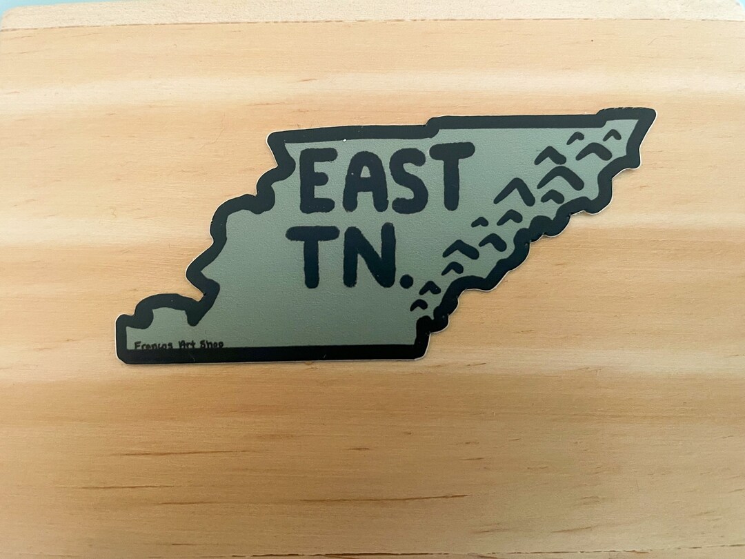 East Tennessee Sticker green - Etsy