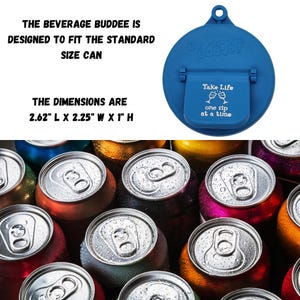 Beverage Buddee Can Cover - Take Life One Sip at A Time Imprint - Can ...