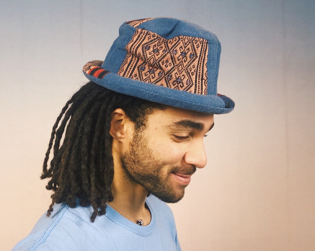Artisan-made Bucket Hat With Ethnic Design - Etsy