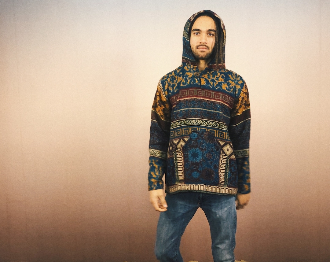 Hoodie, Ethno , Colorful, Sweater, Cozy, Boho, Urban Nomad, Surfer - Etsy