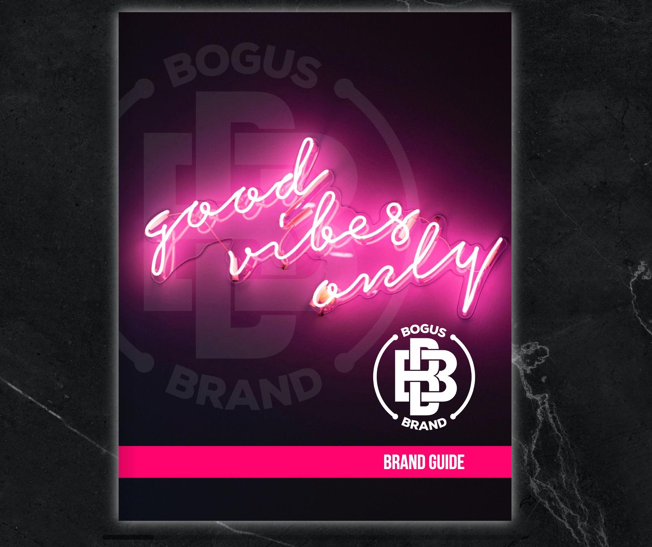 Bold and Simple Brand Guidelines Canva Template - Etsy