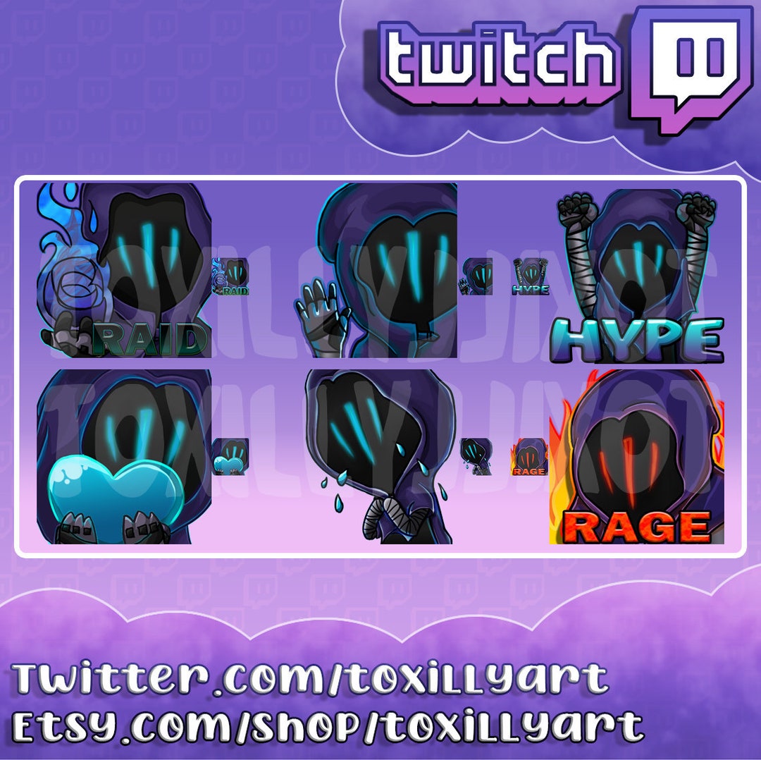 6 X Omen Valorant Emotes | Twitch - Etsy
