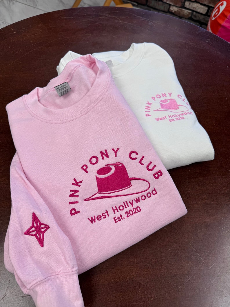 Chappell Pink Pony Club Inspired Sweatshirt - Etsy UK