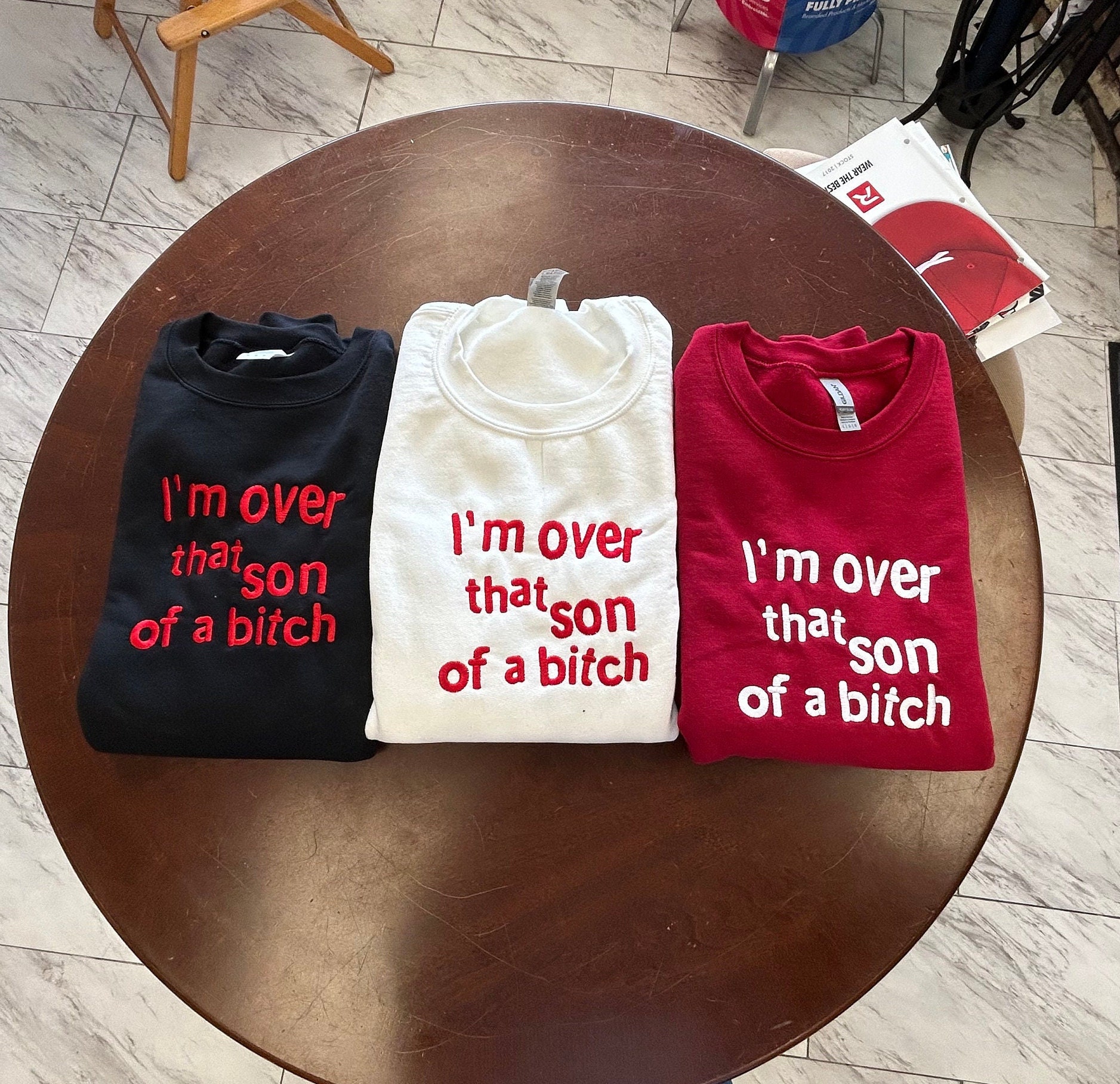 Sabrina I'm Over That SOAB Inspired Sweatshirt - Etsy