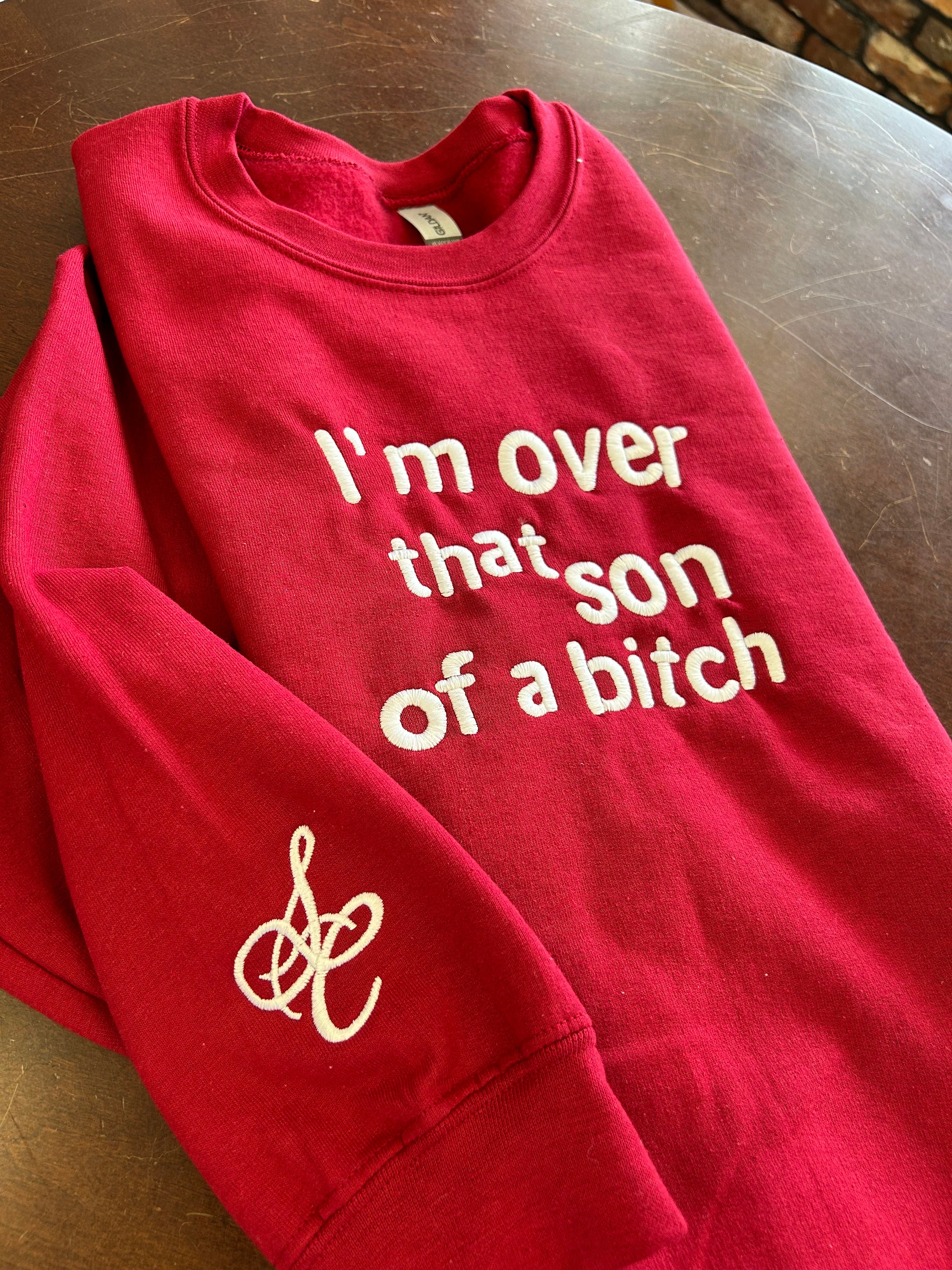 Sabrina I'm Over That SOAB Inspired Sweatshirt - Etsy