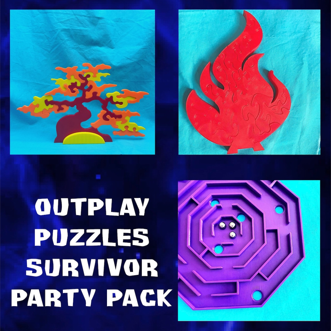 SURVIVOR Puzzle Party Pack (best Sellers - Discount Bundle) - Etsy