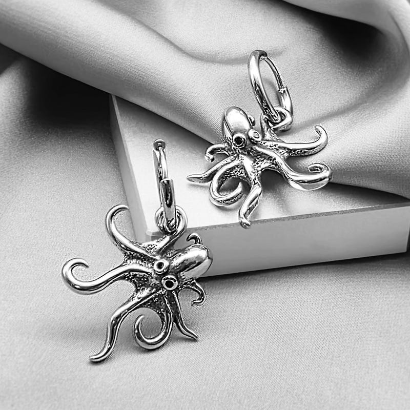 Unique Octopus Earrings - Etsy