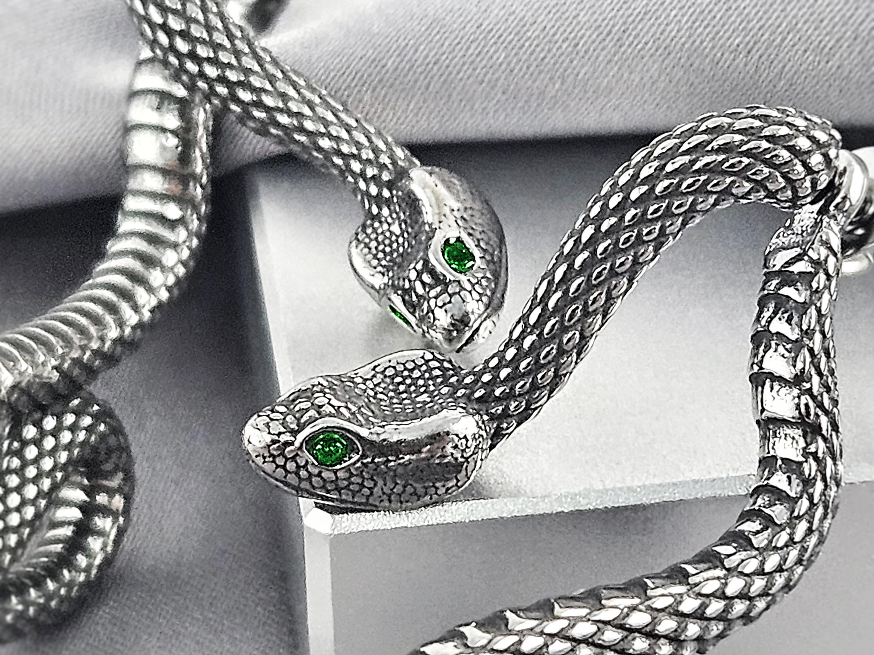 Front and Back Gothic Snake Ear Jacket Earrings Reptile Serpent Fake ...