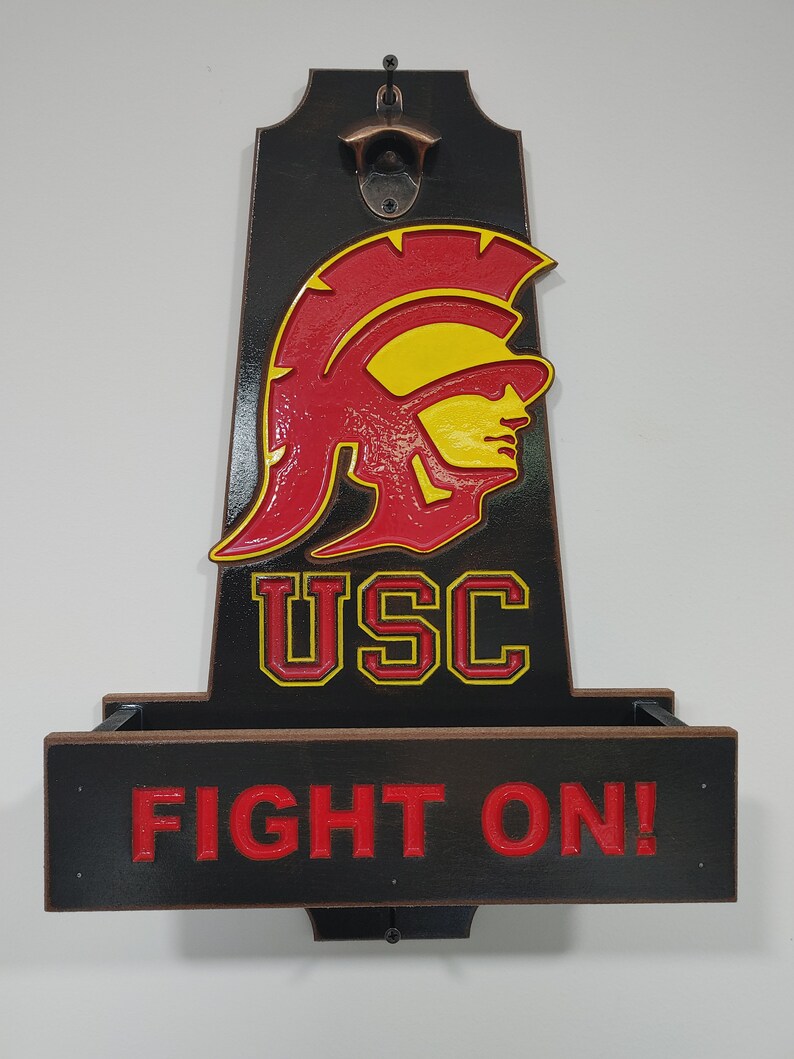 USC Trojans Bottle Popper With Catch Box - Etsy