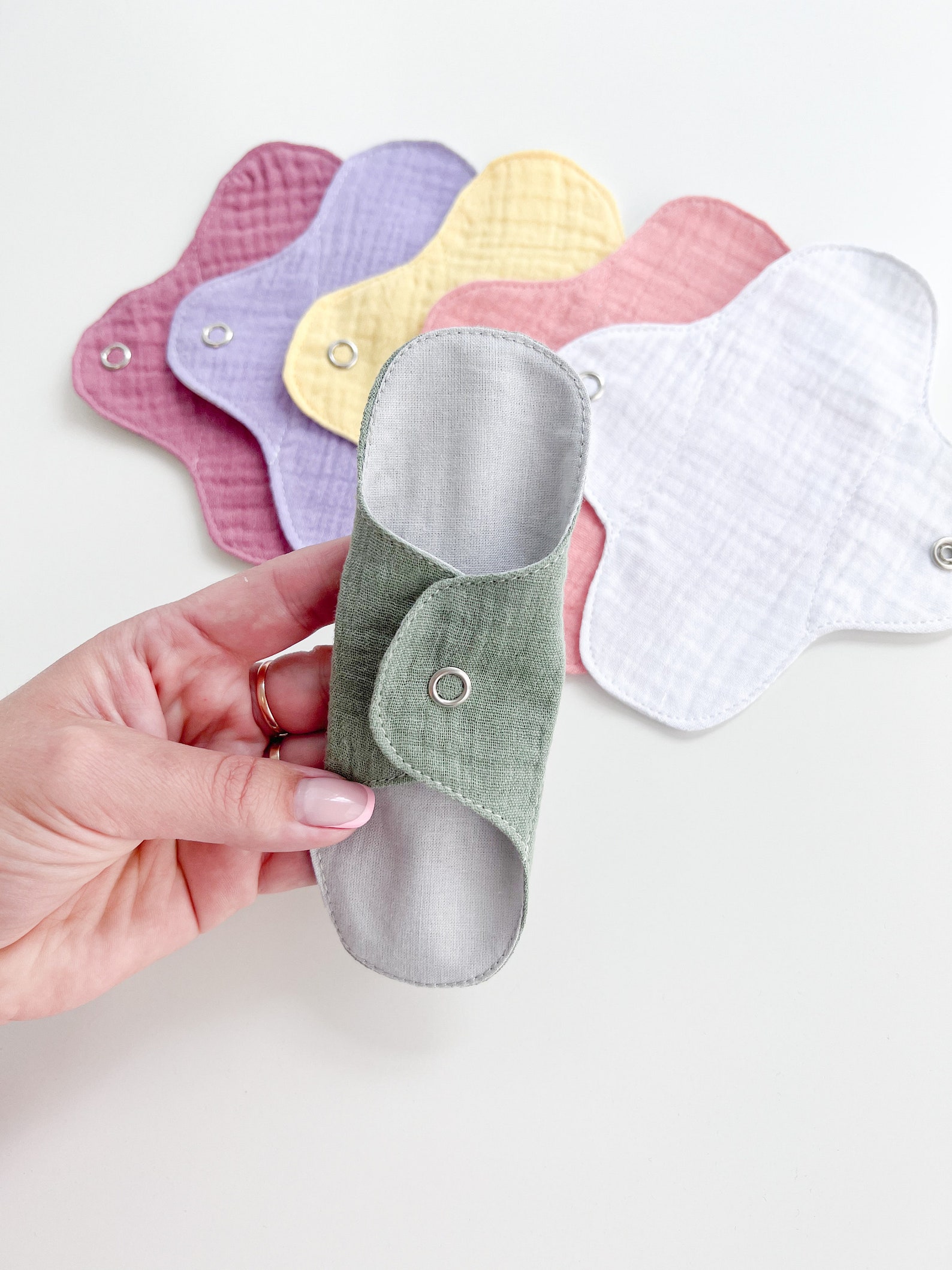 Everyday Organic Panty Liners 6, Reusable Sanitary Napkins, Breathable ...