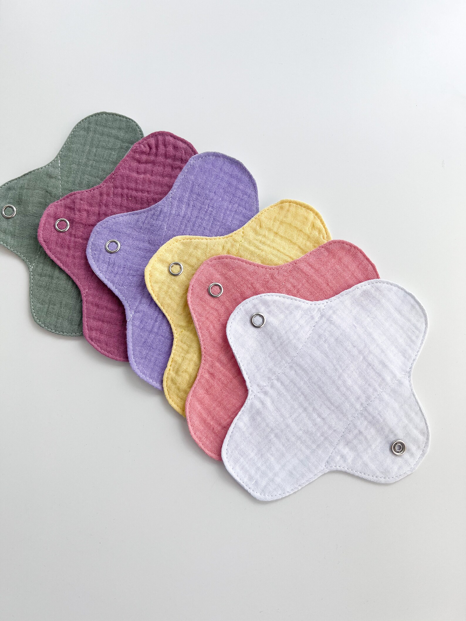 Everyday Organic Panty Liners 6, Reusable Sanitary Napkins, Breathable ...