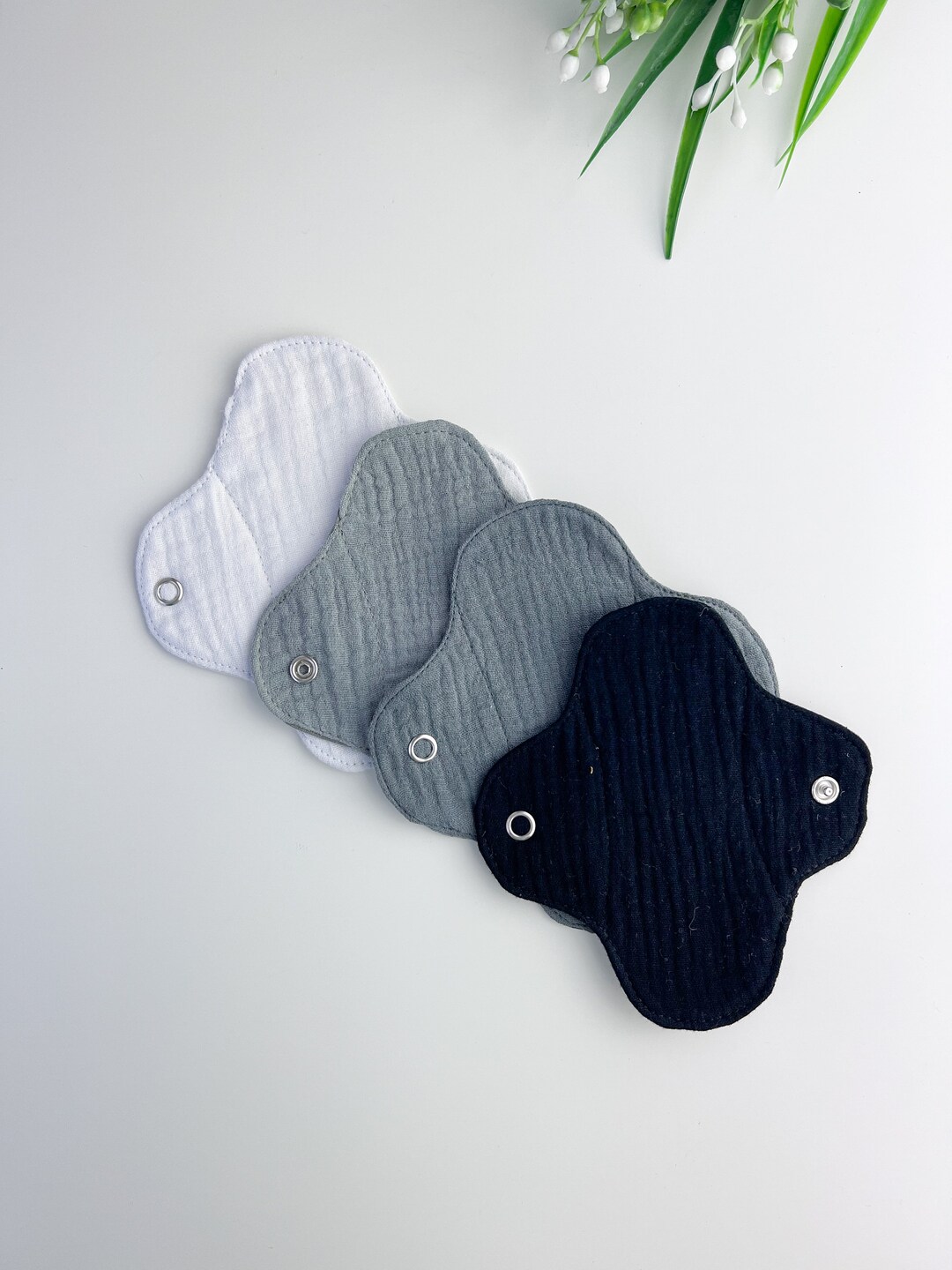 Extra Thin Daily Pantyliner, Reusable Leakproof Washable Sanitary Pads ...