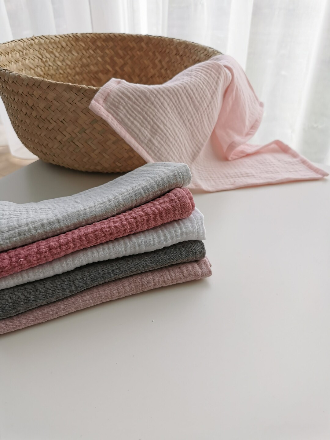 Double Gauze Muslin Napkin, Organic Cotton Cloth Napkins, Muslin ...