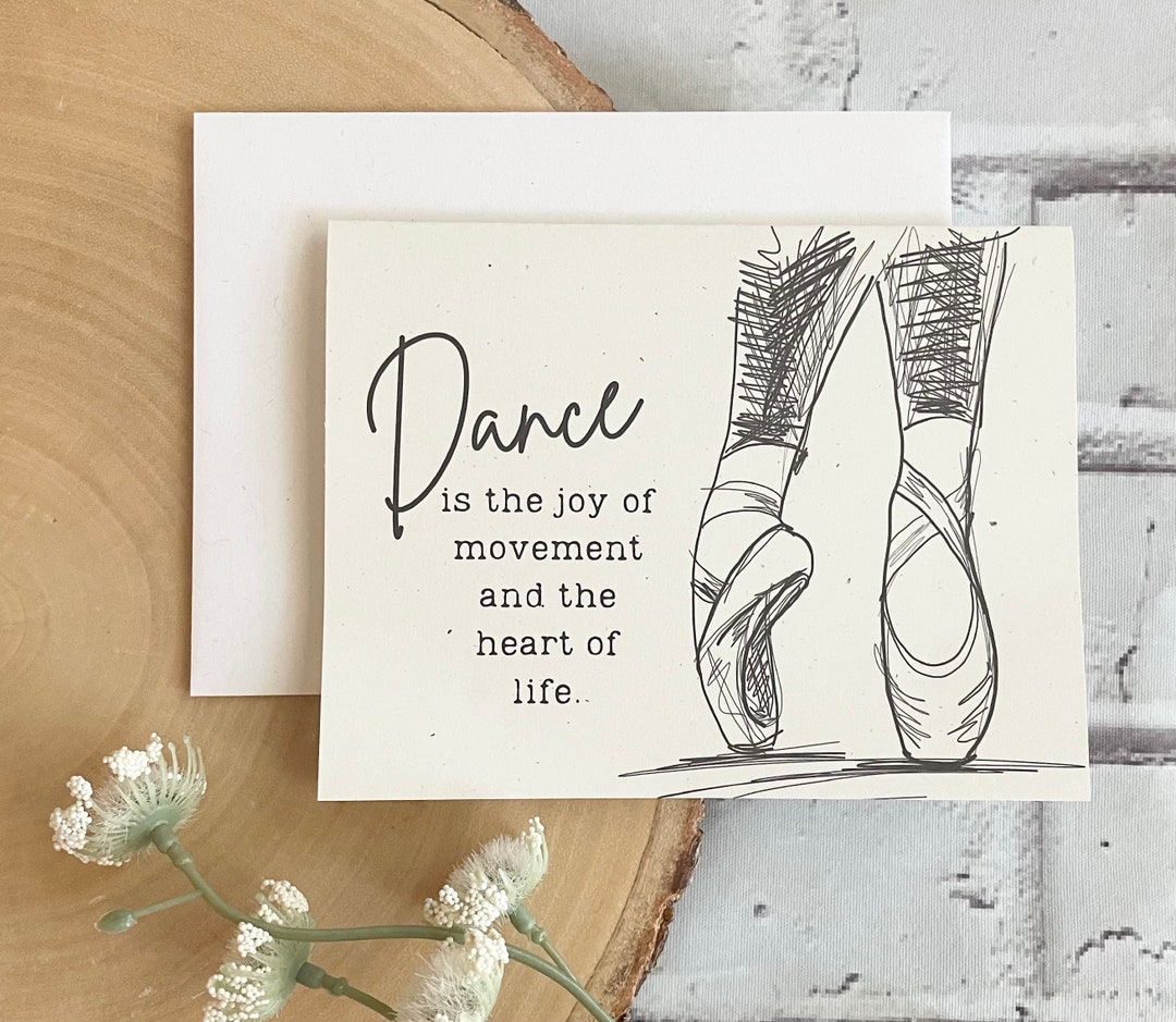 Dancer Card - Etsy