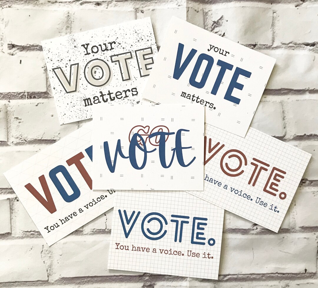 VOTE Postcard Bundle - Etsy