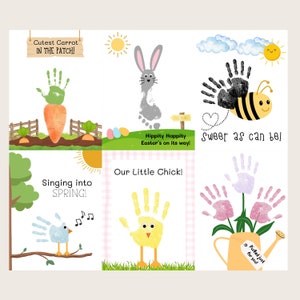 Easter Handprint Art, Easter Handprint Craft, Spring Handprint Art ...