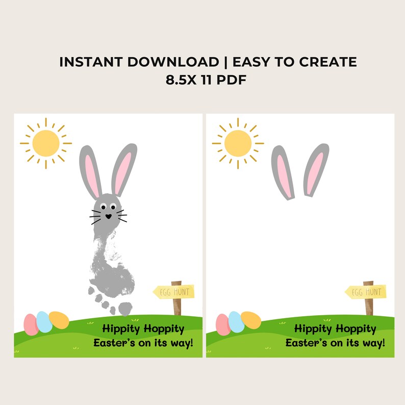 Easter Handprint Art, Easter Handprint Craft, Spring Handprint Art ...