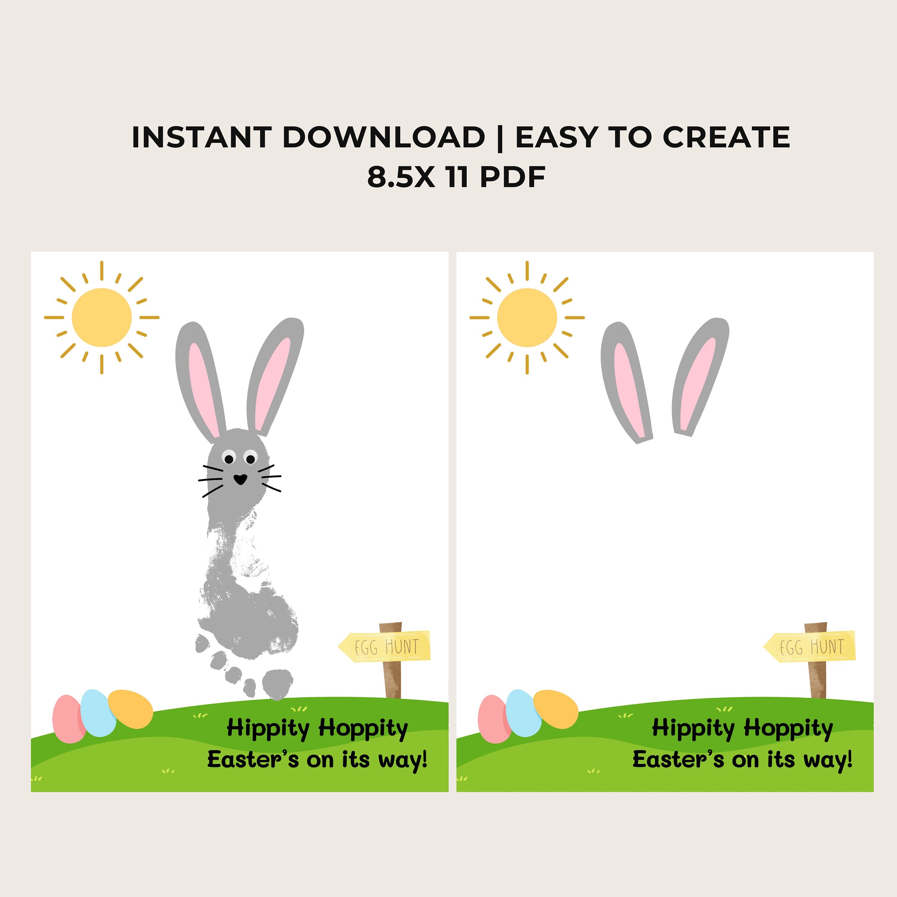 Easter Handprint Art, Easter Handprint Craft, Spring Handprint Art ...