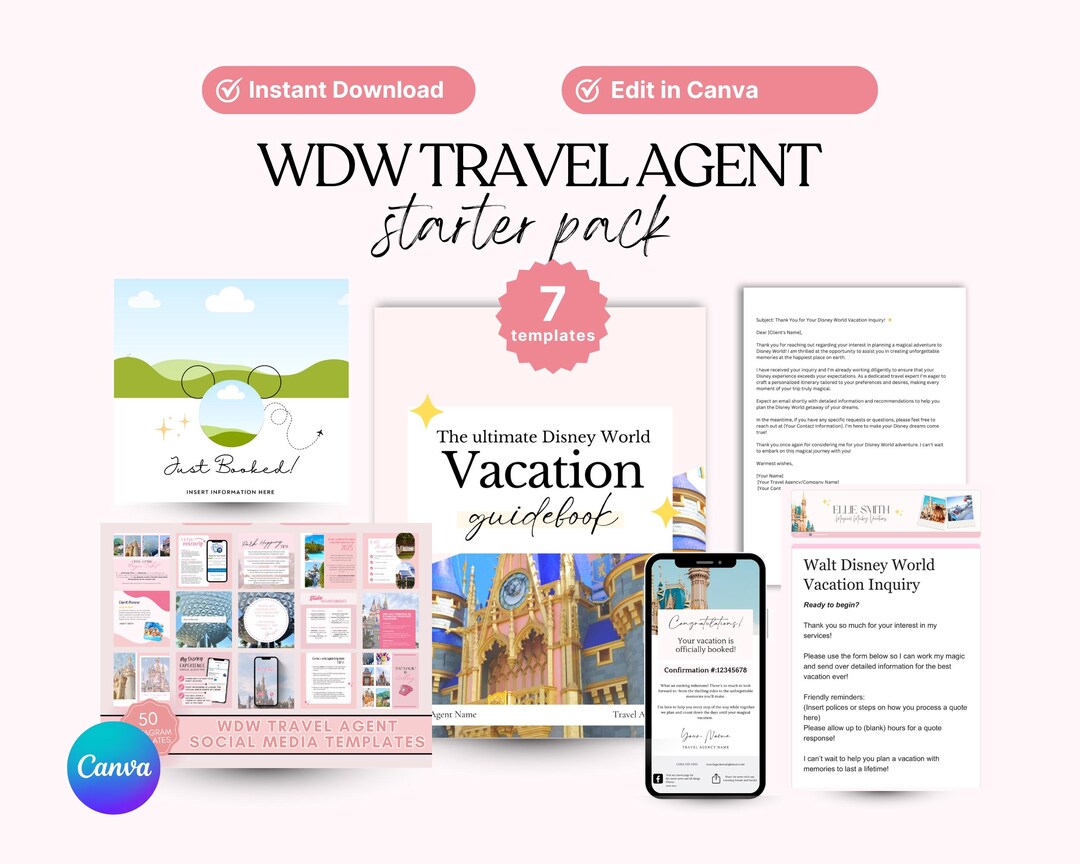 WDW Travel Agent Starter Kit, Travel Agent Starter Kit, WDW Travel ...