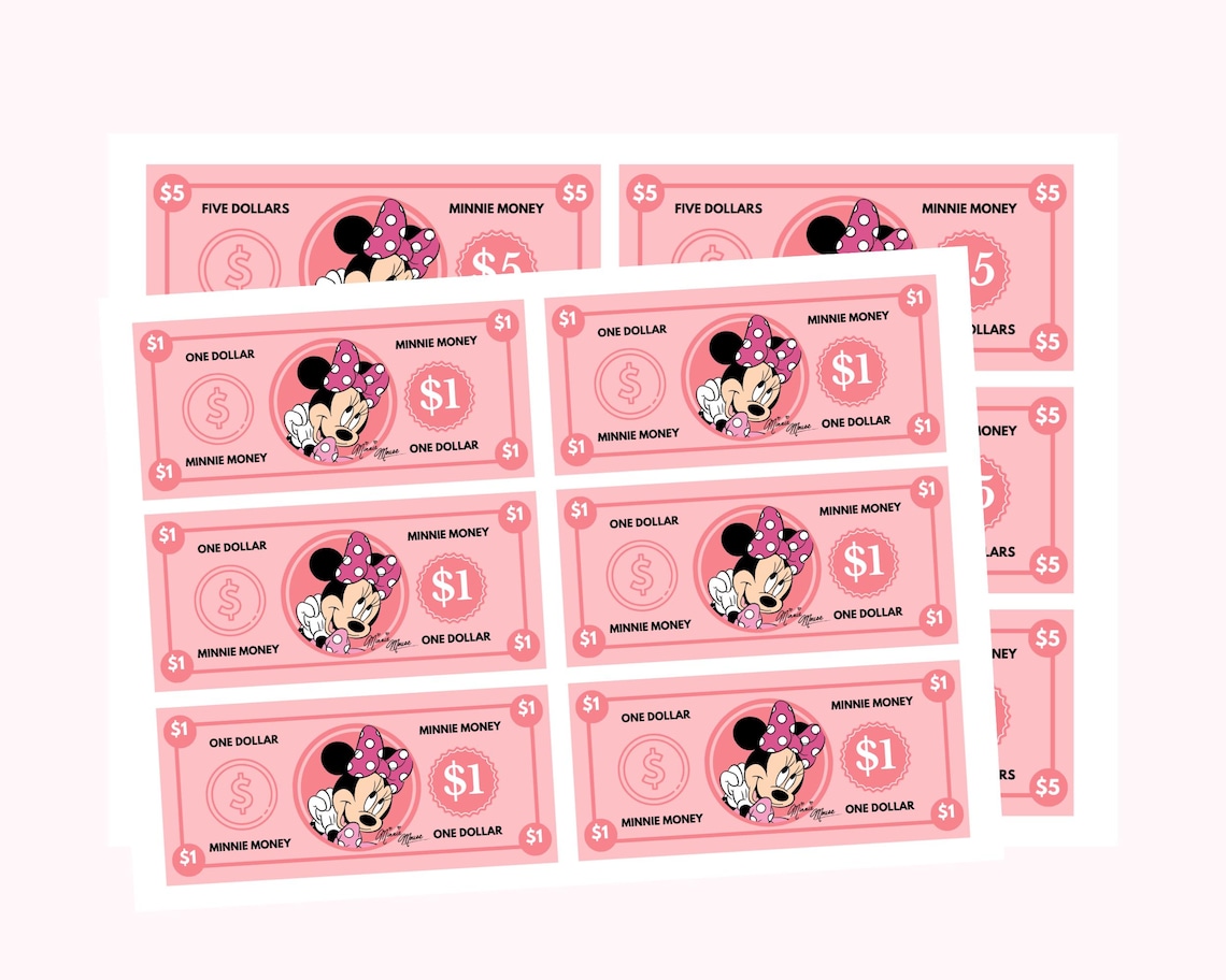 Printable Mouse Play Money, Printable Play Money, Pretend Money ...