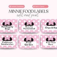 Printable Minnie Mouse Gifts Party Sign, 5x7 and 8x10 INSTANT DOWNLOAD ...