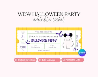 MNSSHP Ticket, WDW Halloween Ticket, Halloween Ticket, Surprise Ticket ...