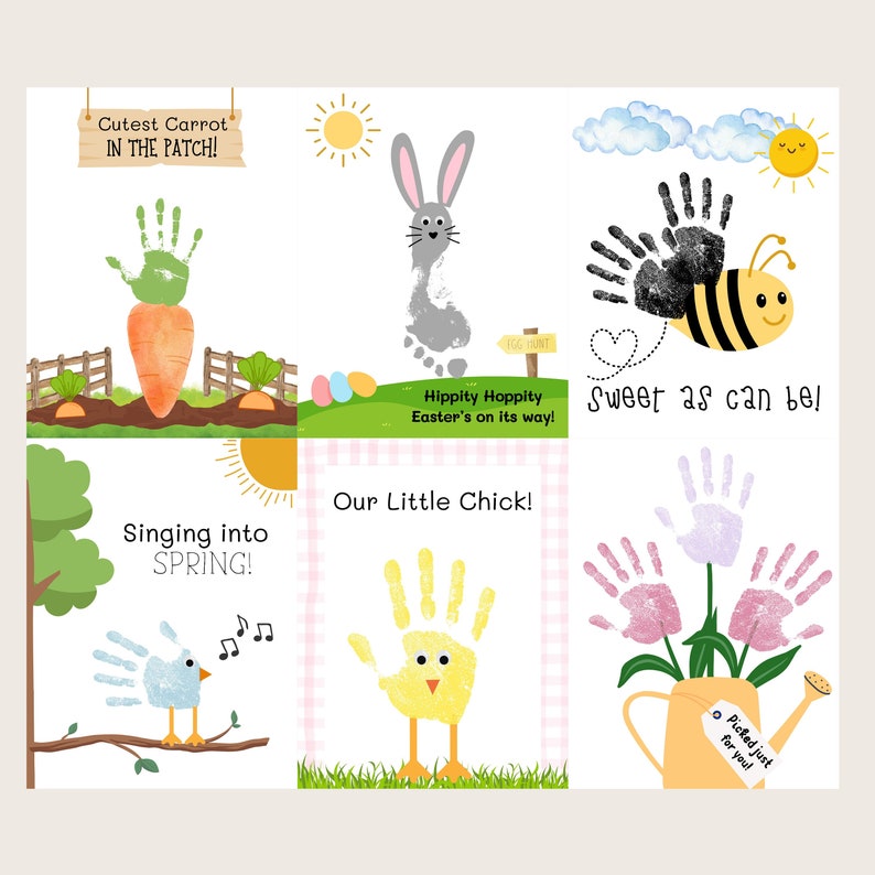 Easter Handprint Art, Easter Handprint Craft, Spring Handprint Art ...