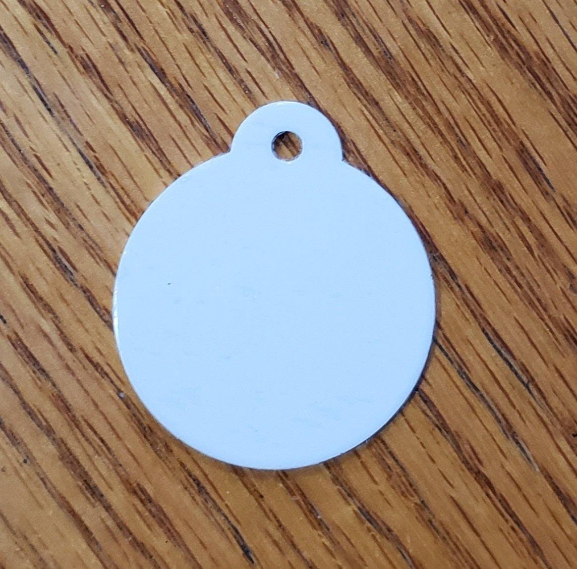 Aluminium Sublimation Dog Tags Blank White for Customization - Etsy