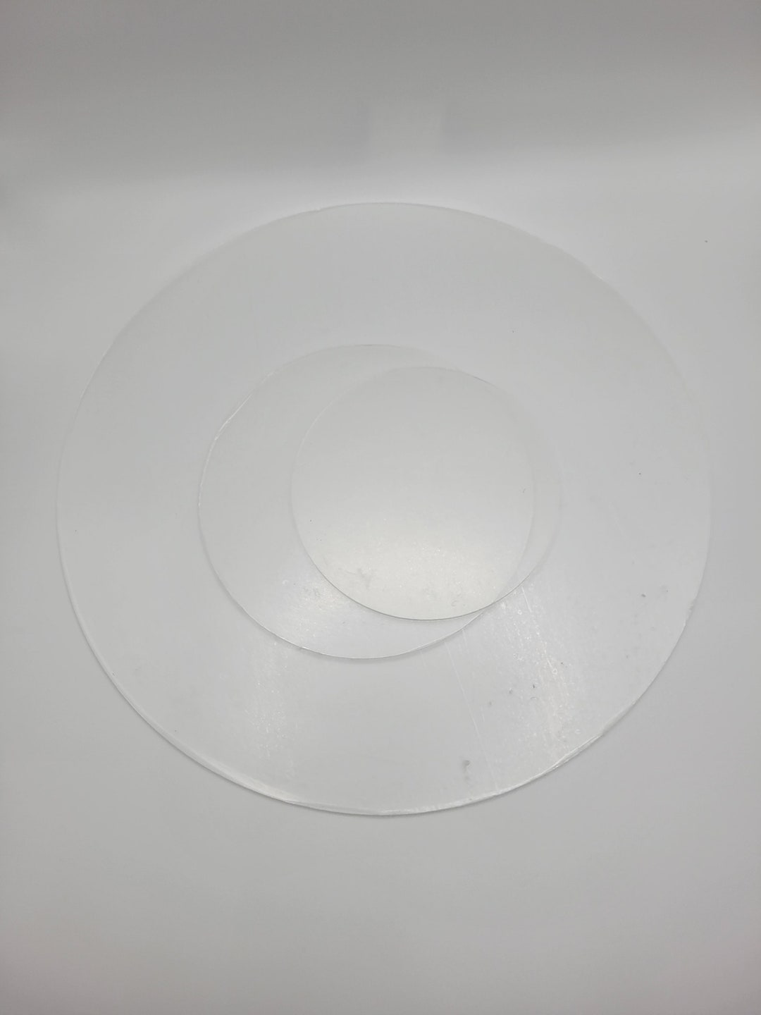 Clear Acrylic Rounds in 4 Sizes See Listing for Tiered Pricing - Etsy