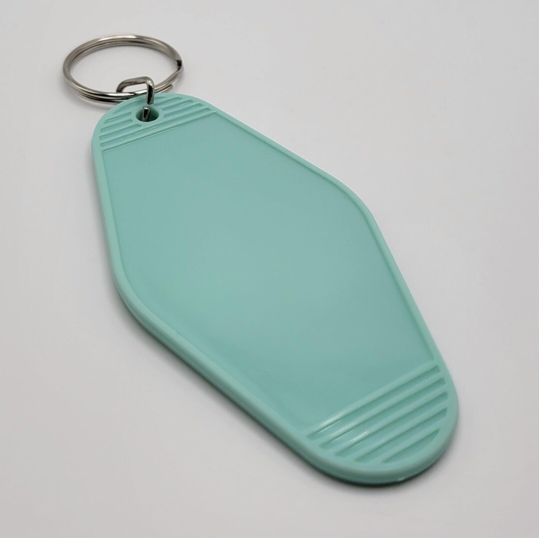 Motel Keychain Blanks 8 Colours. for Vinyl, UV DTF, Resin - Etsy