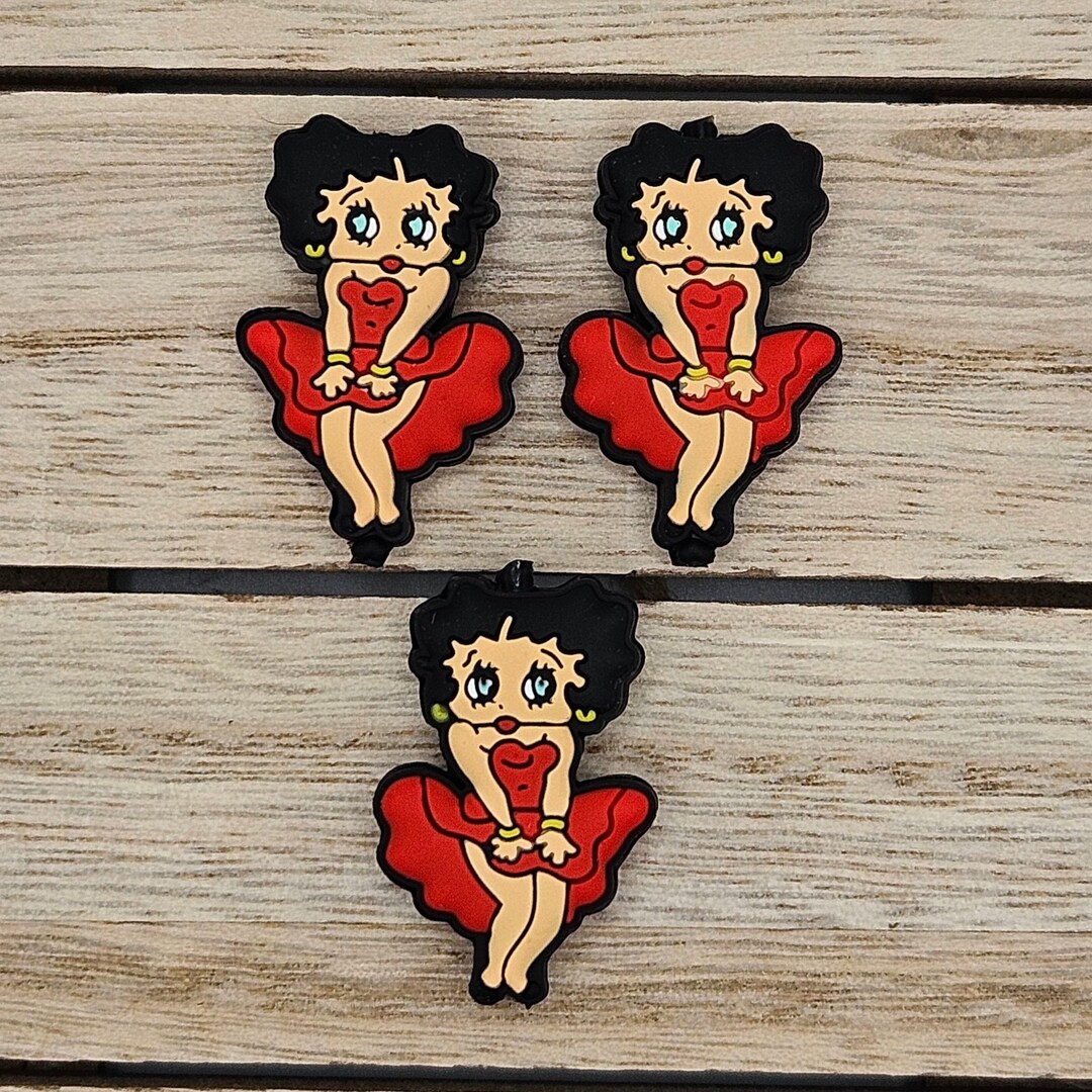 Silicone Focal Beads: Betty Boop Cartoon Beads DIY Craft Beads Beads ...