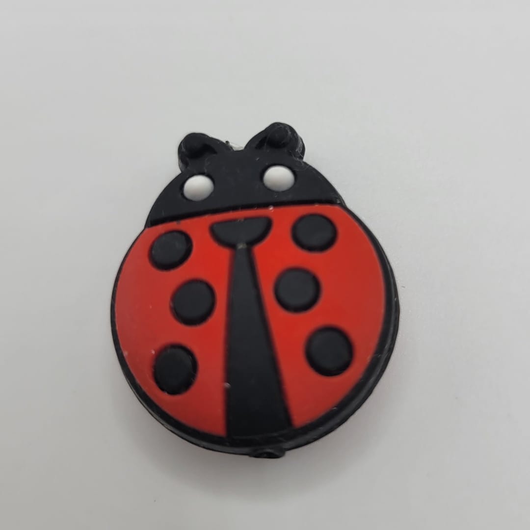 Focal Beads: Ladybug for Keychains Beadable Pens Teethers - Etsy