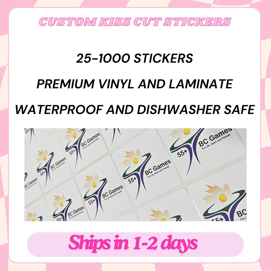 Custom Laminated Stickers, Gloss or Matte, Stickers for Business ...