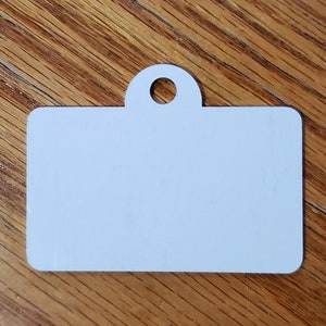 Aluminium Sublimation Dog Tags Blank White for Customization - Etsy