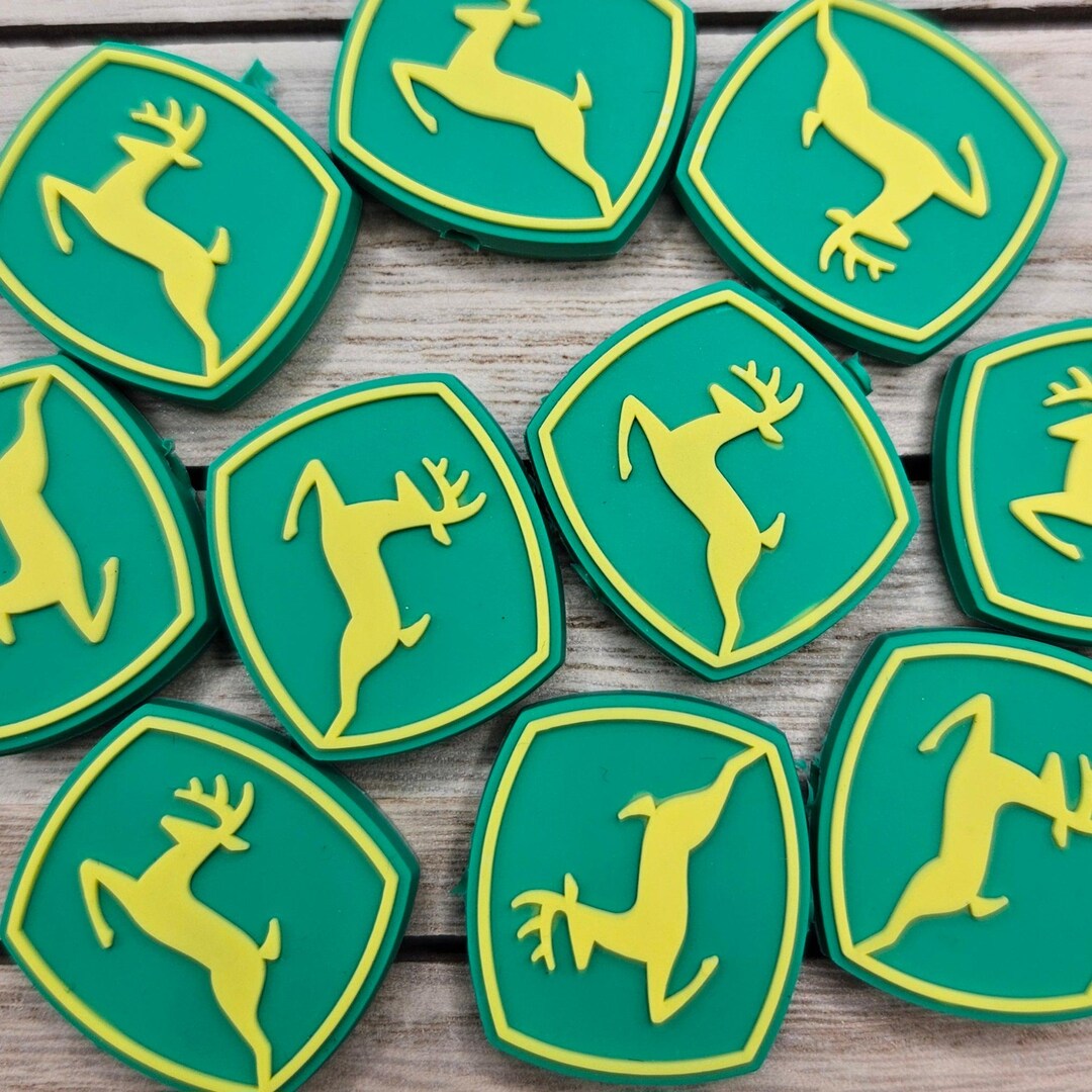 Silicone Focal Beads: John Deere Cartoon Beads DIY Craft Beads Beads ...
