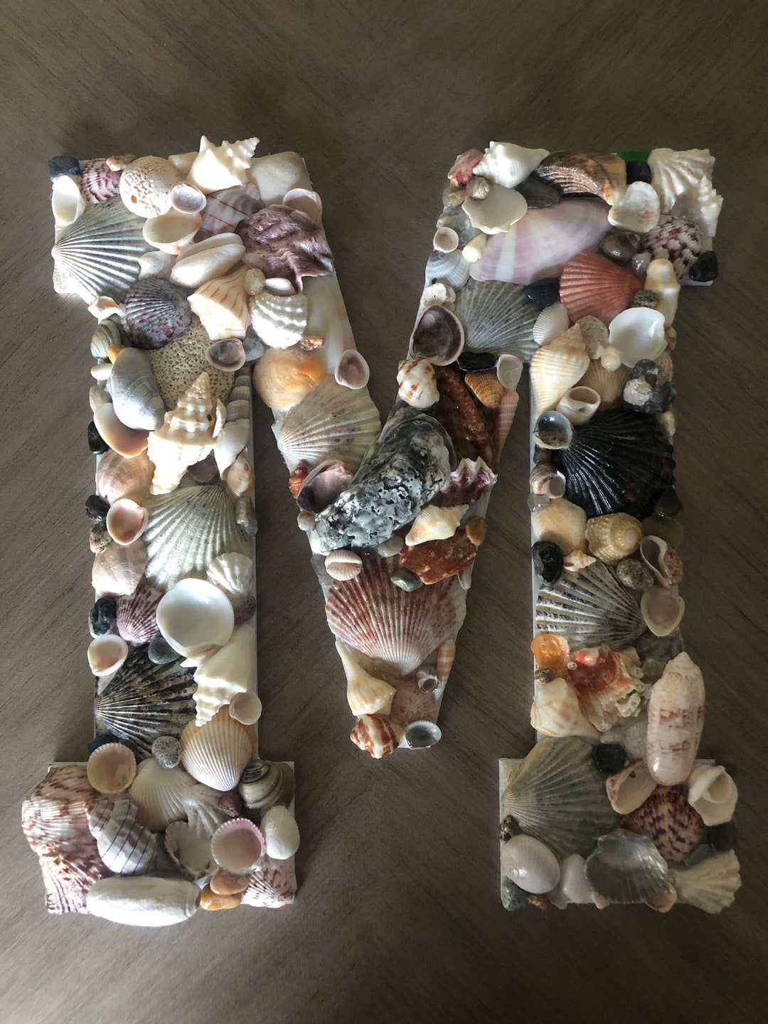 Monogram Seashell Decor - Etsy