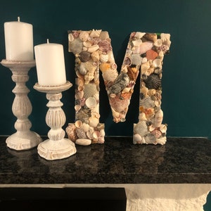 Monogram Seashell Decor - Etsy