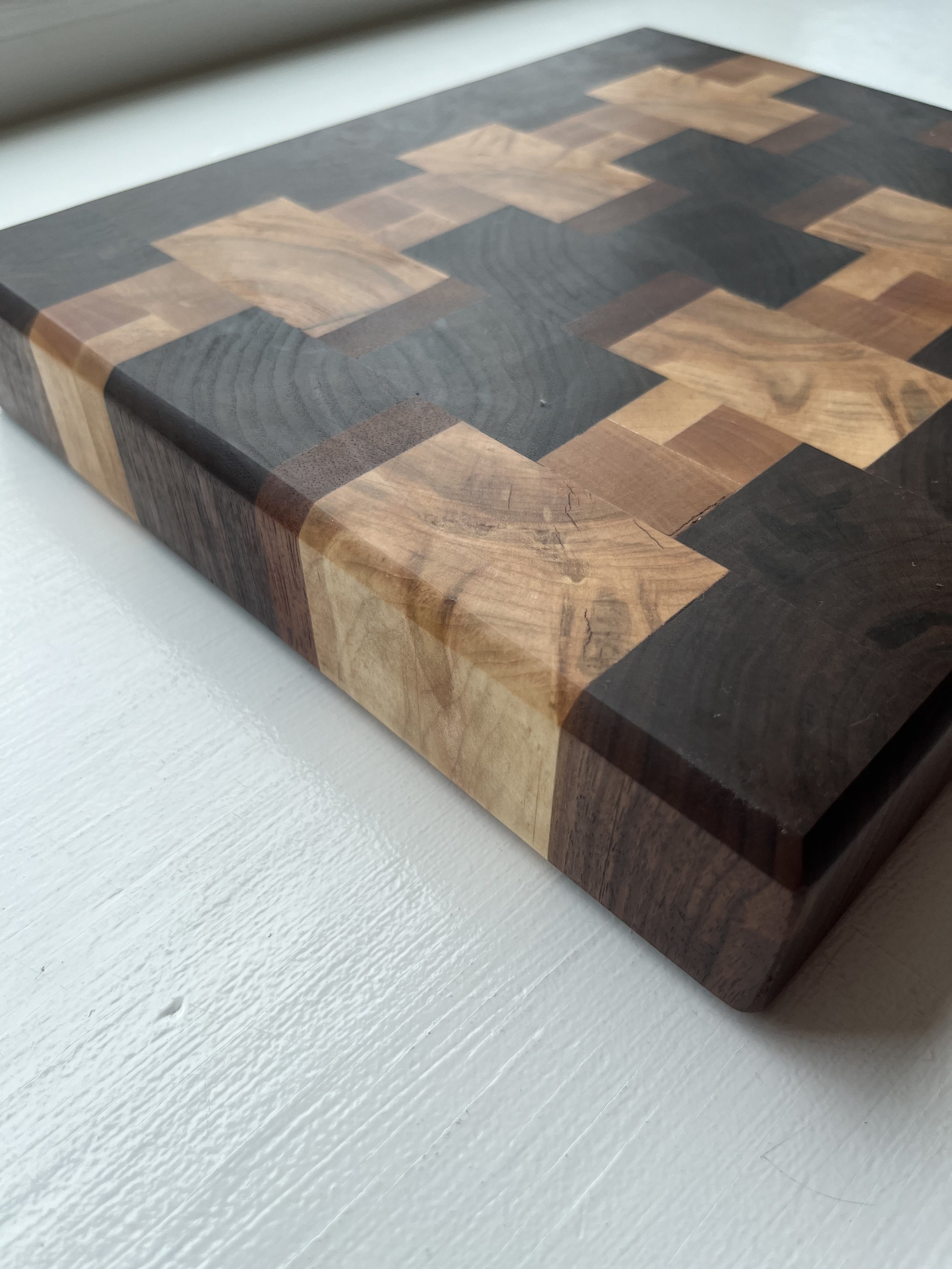 Multiwood End Grain Cutting Board Butcher Block - Etsy