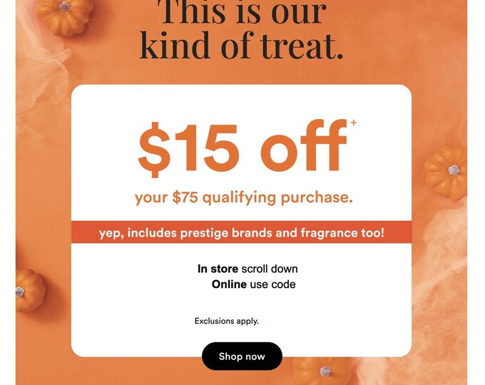 Ulta Coupon 15 off 75 - Code, Discount, Saving- Printable / Instant ...