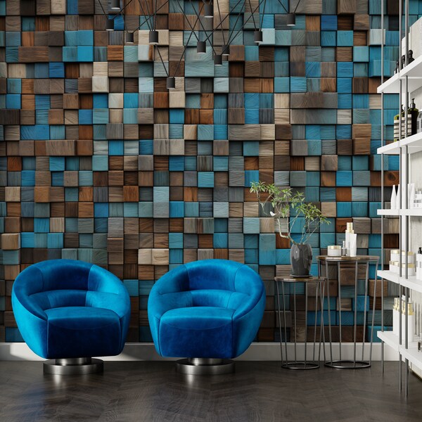 Wood Mural - Etsy